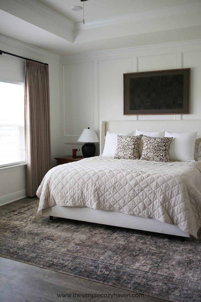 How to DIY Picture Frame Board and Batten - The Simple Cozy Haven